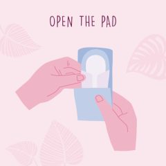 How to Use a Pad - Natracare