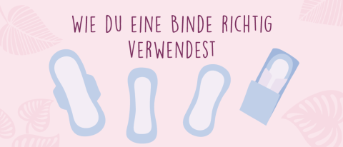 Wie du eine Binde richtig verwendest - Natracare